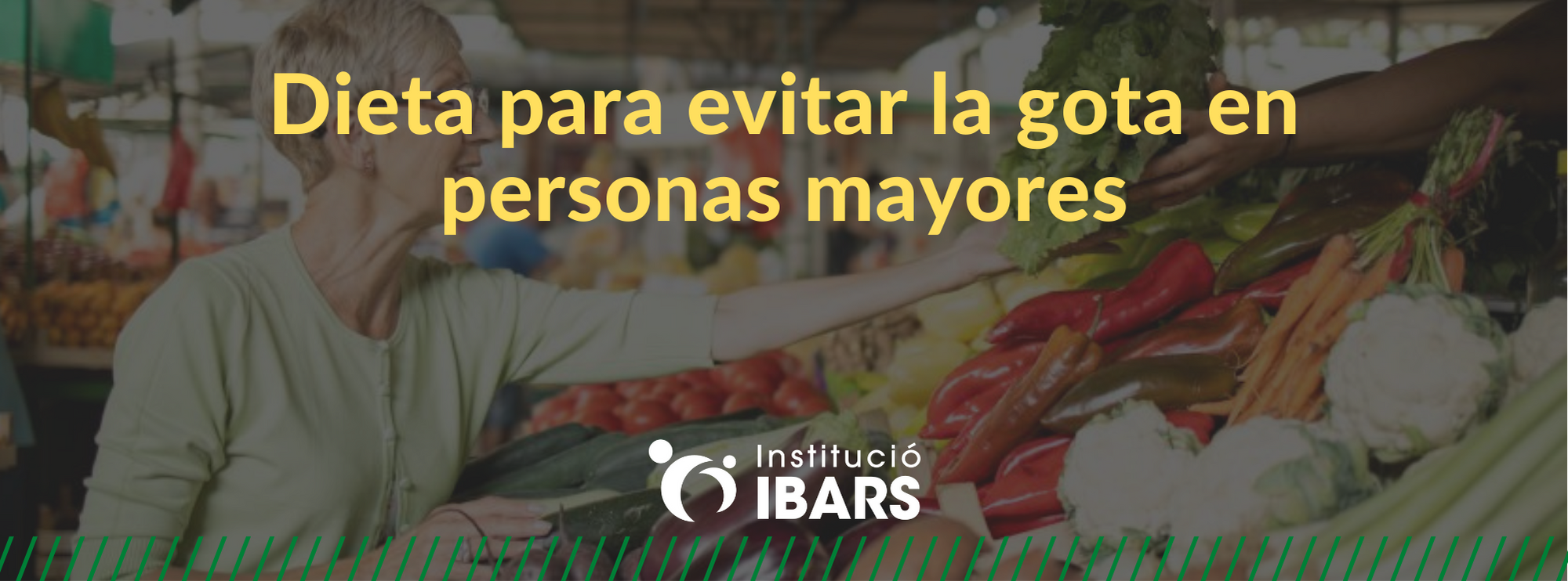 Dieta para evitar la gota en personas mayores
